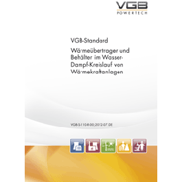 VGB-S-110-R-00;2012-07.DE-ebook: Wärmeübertrager und Behälter im Wasser ...